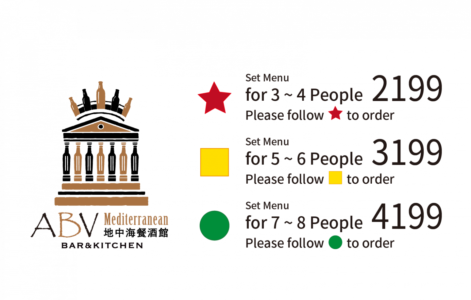 ABV Mediterranean Restaurant Cuisine Introduction - ABV Bar & Kitchen